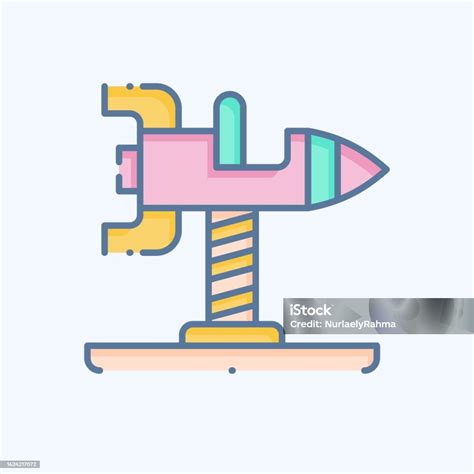 아이콘 스프링 스윙 로켓 놀이 공원 기호와 관련이 있습니다 낙서 스타일 심플한 디자인 편집 가능 간단한 그림 0명에 대한 스톡 벡터 아트 및 기타 이미지 Istock