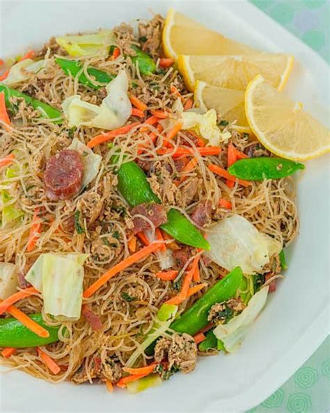 Filipino Noodles Bihon Pancit Bihon Recipe Recipes Pancit