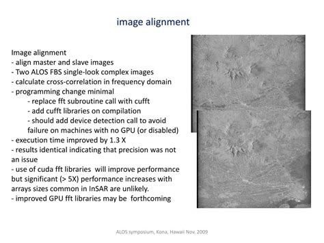 Ppt Using A Gpu In Insar Processing To Improve Performance Powerpoint Presentation Id3305626