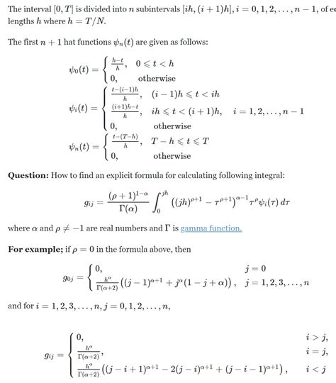 Calculus And Analysis Calculating The Integral Mathematica Stack