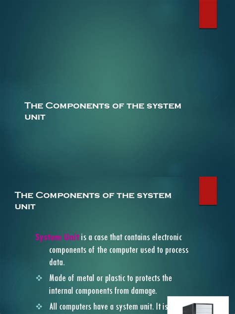 functions of system unit pdf usb random access memory