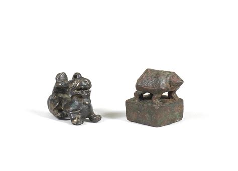 Bonhams A Rare Bronze Tortoise Seal Wu Shan Taishou Seal Mark Northern Wei Dynasty 2