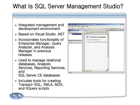 Ppt 데이터베이스 관리자를 위한 Microsoft Sql Server 2005 관리 및 유지보수 도구 Powerpoint