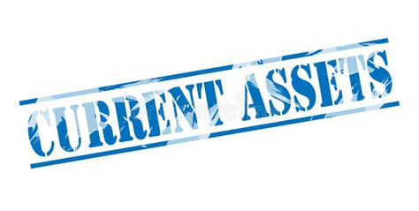 Current Assets Background Concept Glowing Stock Illustration