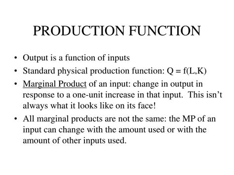 ppt production function powerpoint presentation free download id