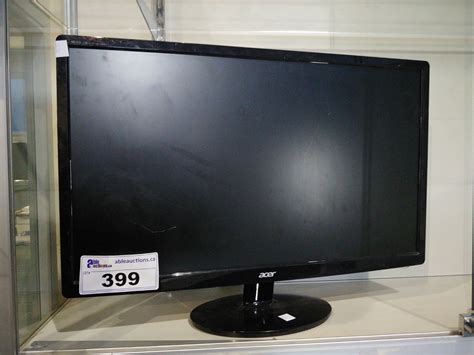 Acer Lcd Computer Monitor Model S241ml No Power Cord Able Auctions