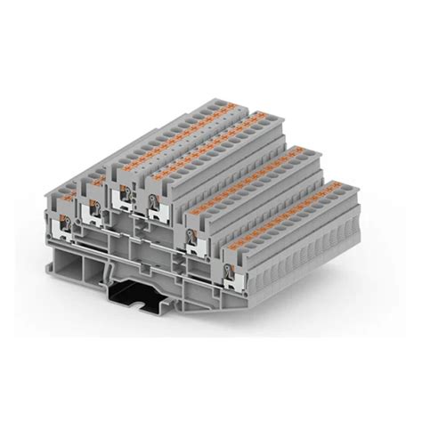 Push In Terminal Spring Quick Wiring DIN Rail Terminal China Terminal Block And DIN Rail Terminal
