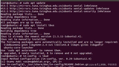 ubuntu中快速设置中文输入法 （极简终端命令行版） ubuntu输入法怎么是繁体字 csdn博客