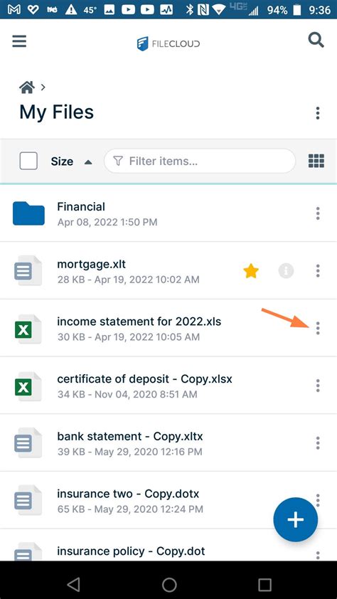 Sending Filecloud Files Using Other Android Apps Filecloud Docs Online