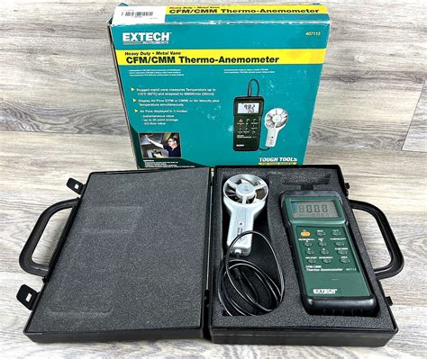 Jual Extech 407113 Anemometer Heavy Duty Cfm Metal Vane Harga Murah Terbaru 2025