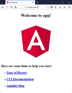 Angular Hello World