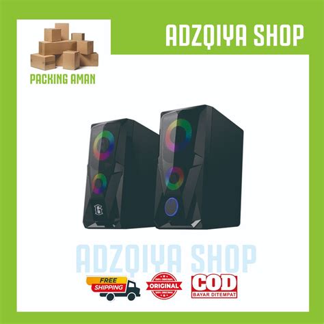 Jual Speaker Robot Gamen Rs200 With Rgb Led Shopee Indonesia