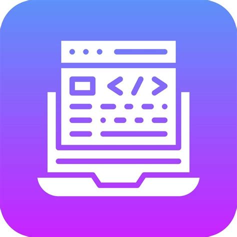 Premium Vector Website Coding Vector Icon Illustration Of Coding And