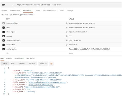 seatable simple inventory management system with qr code workaround