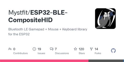 Github Mystfit Esp32 Ble Compositehid Bluetooth Le Gamepad Mouse Keyboard Library For The