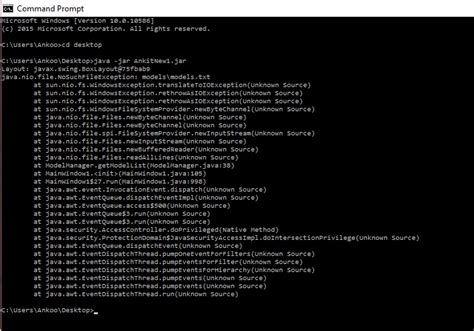 Java No Such File Exception In Runnable Jar File Stack Overflow
