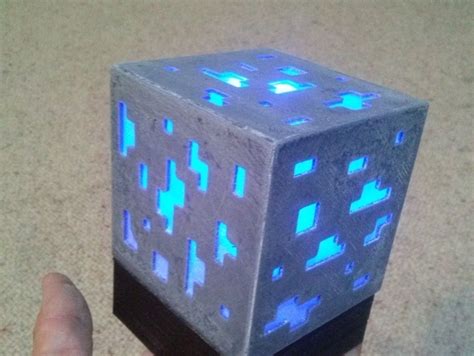 Free 3d File Minecraft Diamond Ore Lamp・design To Download And 3d Print・cults
