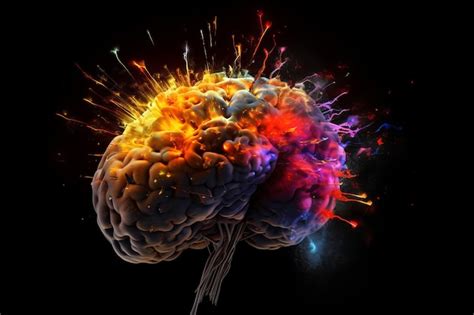 Premium Ai Image Brain Creativity Explosion Splash Generate Ai