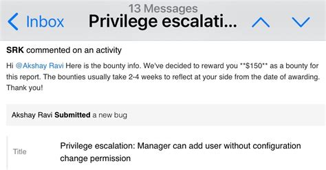 Bugbounty Acknowledgment Hacking Reward Hack Bughunting Bugs Akshay R