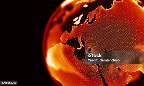 추상 붉은 기하학적 배경 연결 구조입니다 과학 배경입니다 미래 기술 Hud 요소입니다 Onnecting 점 들과 라인 큰 데이터