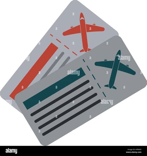 Airline Boarding Passes Stock Vector Images Alamy