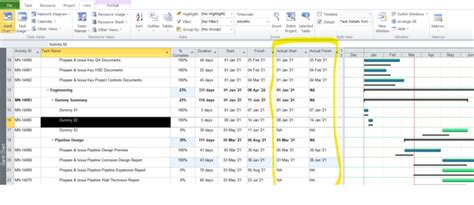 Assign Actual Dates In Microsoft Project Using Task Details Form