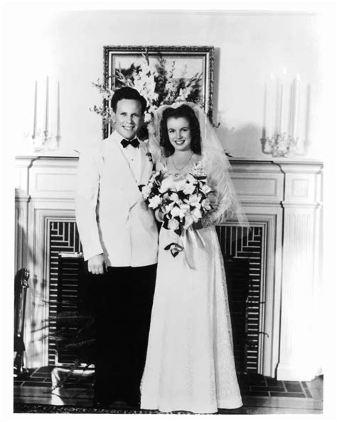 All About Marilyn Monroes 3 Wedding Looks From Her First Gown To Her