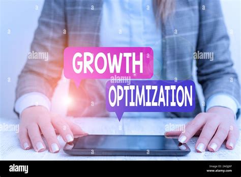 Word Writing Text Growth Optimization Business Photo Showcasing