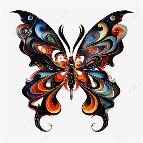 화려한 나비 추상 디자인 화려한 나비 추상적인 디자인 파란색 Png 일러스트 및 이미지 에 대한 무료 다운로드 Pngtree