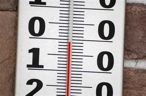 Premium Photo Closeup White Plastic Thermometer Scale Minus 1 Degrees Celsius Weather Forecast