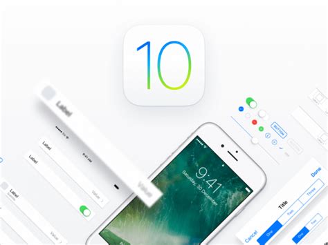 Adaptive IOS 10 UI Kit Free Sketch Resource Sketch Elements