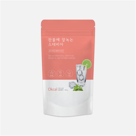 주 닥터스랩 찬물에 잘 녹는 스테비아 스탠드업 파우치 팩플 패키지 제작 현황