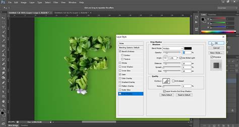 Instructions For Creating Grass Text Effect In Photoshop