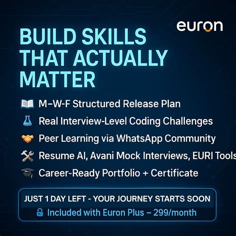 Dsa Python Euronplus Techcareers Aitools Careerready Euron