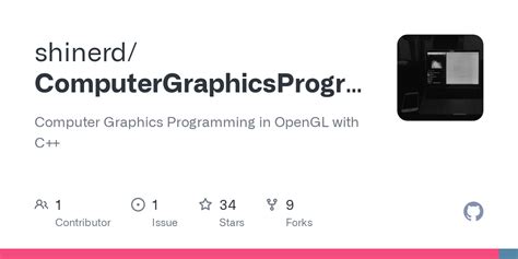 GitHub Shinerd ComputerGraphicsProgramming InOpenGL Computer Graphics Programming In OpenGL