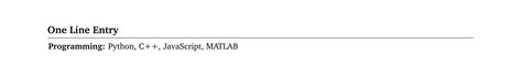Structure Of The Yaml Input File Rendercv Engine