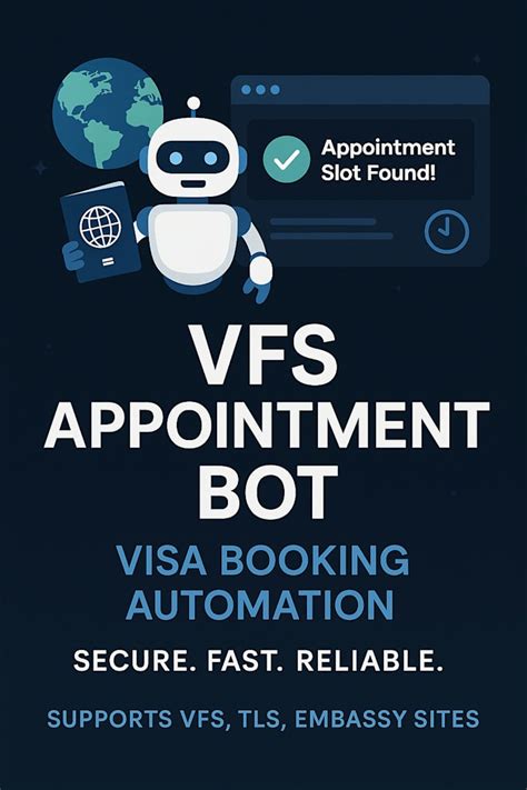 Vfs Appointment Bot Visa Booking Bot Vfs Booking Bot Tls Bot By Kacperszymon Fiverr