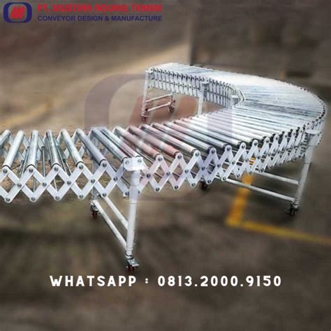 Jual Flexible Gravity Roller Conveyor Custom Kota Tangerang Mustika Agung Teknik Tokopedia