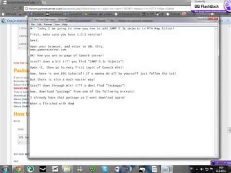 How To Add SAMP C Objects To MTA Map Editor YouTube