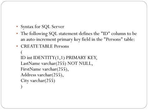Ppt Sql Indexes Creating Deleting And Modifying Powerpoint