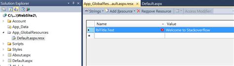 How To Give Asplocalize The Localized Text Stack Overflow