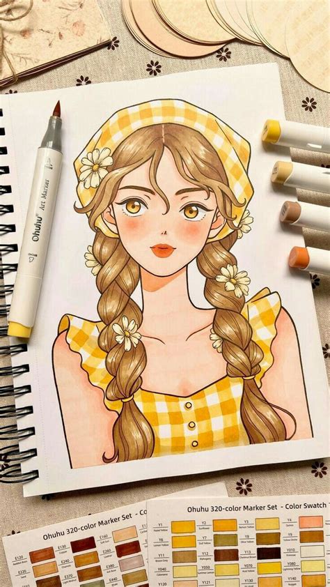 رسومات كيوت Cute Drawings Markers Drawing Ideas Easy Doodles Drawings