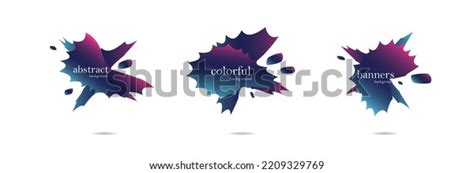 Abstract Colorful Blobs Set Isolated Abstract Stock Vector Royalty Free 2209329769 Shutterstock