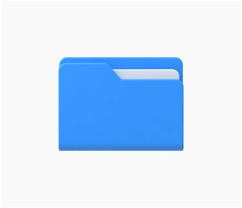 3d Realistic Data Folder Icon Vector Illustration 12175638 Vector Art