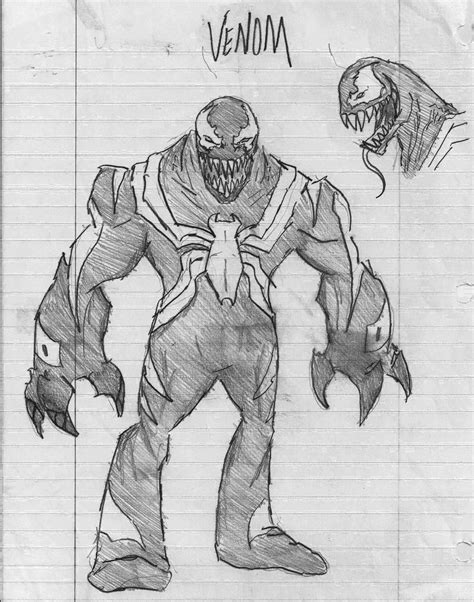 VENOM SYMBIOTE Sketch CONCEPT By Lledroc On DeviantArt