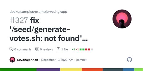Fix Seedgenerate Votessh Not Found Error By Mrzohaibkhan · Pull