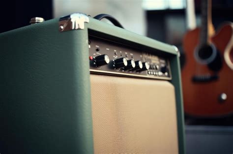 Guitar Amplifier Performance Electronics Premium Ai Generated Image