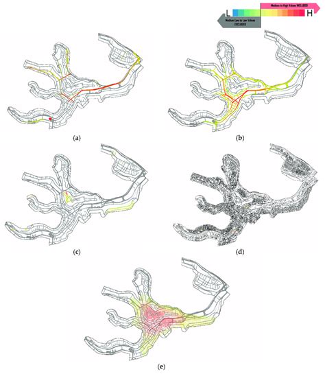 Results Of Space Syntax Analysis After Exclusion Of Medium To Low Human