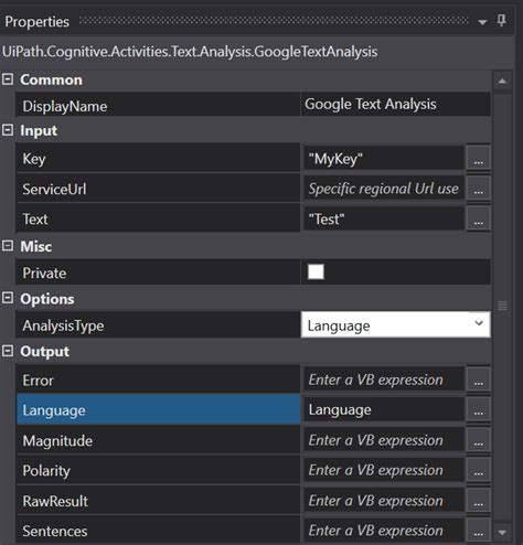 Google Text Analysis Sentiment Result Is Null Help UiPath Community Forum