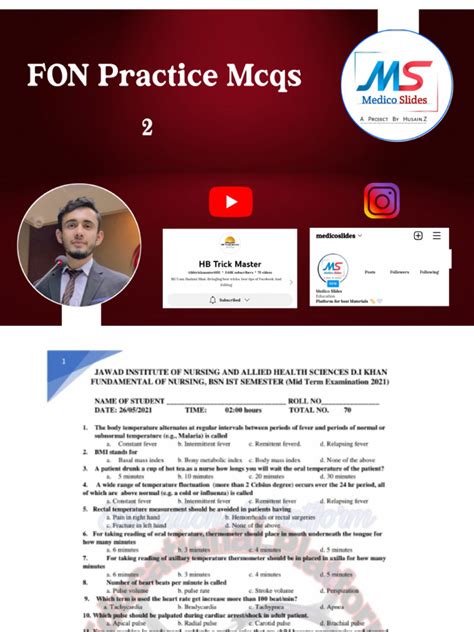 Fon Practice Mcqs 2 By Medico Slides Pdf